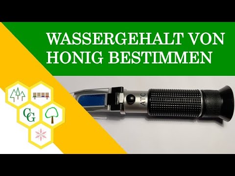 Wassergehalt Honig Senken
