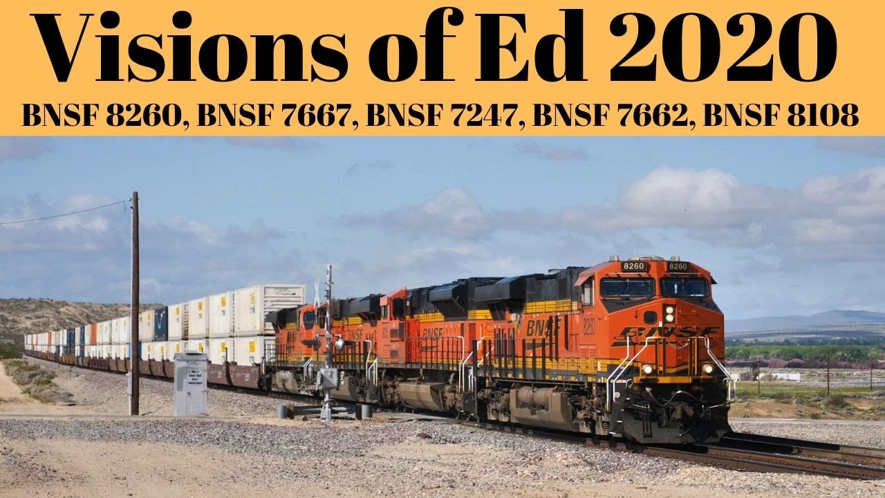 BNSF Train Videos Cajon, & Needles Sub BNSF 8260, BNSF 7667, BNSF 7247 ...