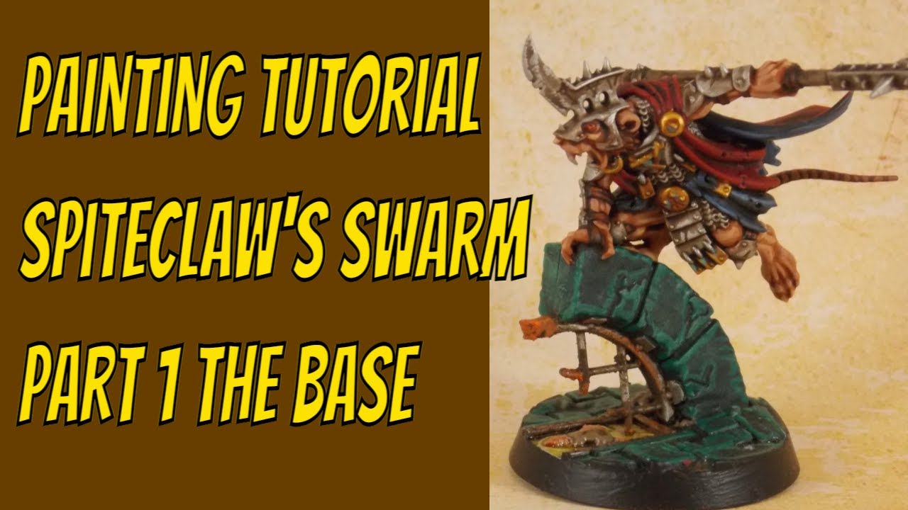 Painting Tutorial Spiteclaw's Swarm Part 1 The Base - YouTube