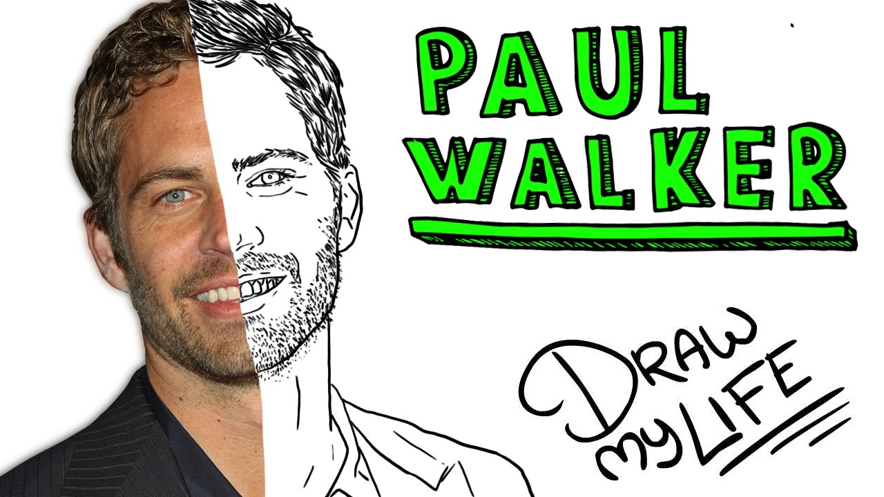 PAUL WALKER | Draw My Life - YouTube