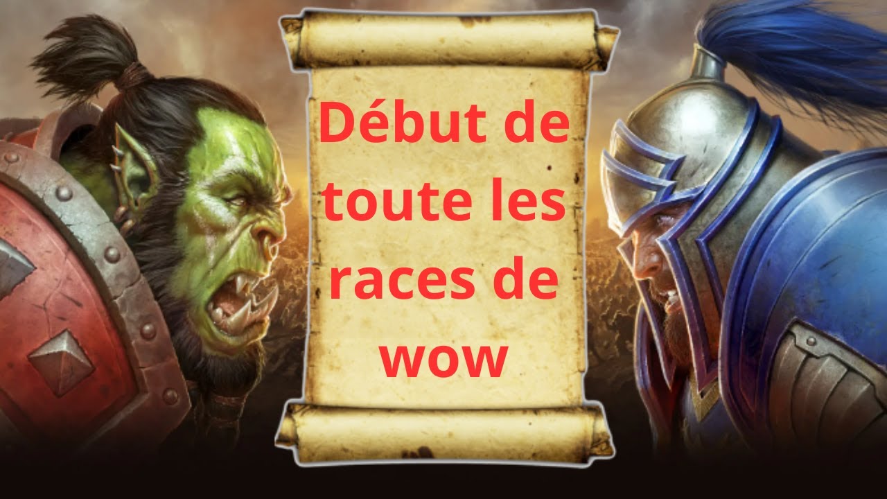 Horde ou Alliance ? Orc, troll, humain, nain ? les quelles choisir ...