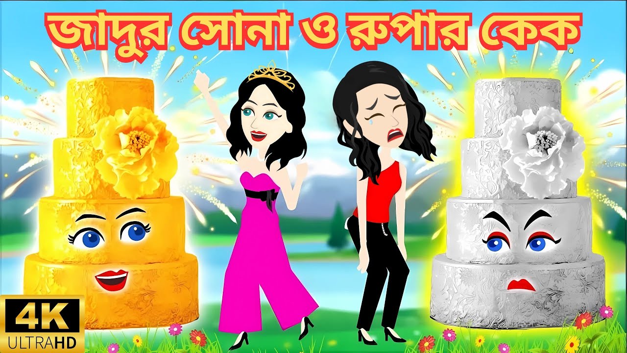 জাদুর সোনা ও রুপার কেক | Rupkotha Cartoon | Jadur Cartoon | Notun ...
