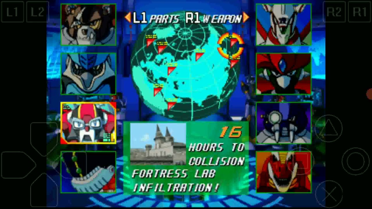 Megaman X5 Stage Select - YouTube