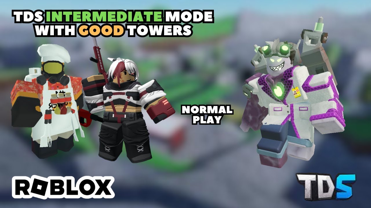 TDS Intermediate Mode with Good Towers | Roblox | BloxNoobZ - YouTube