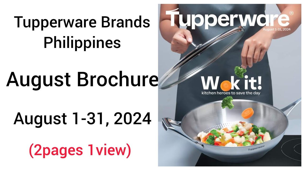 August Brochure 2024 Tupperware Philippines (2pgs 1view) - YouTube