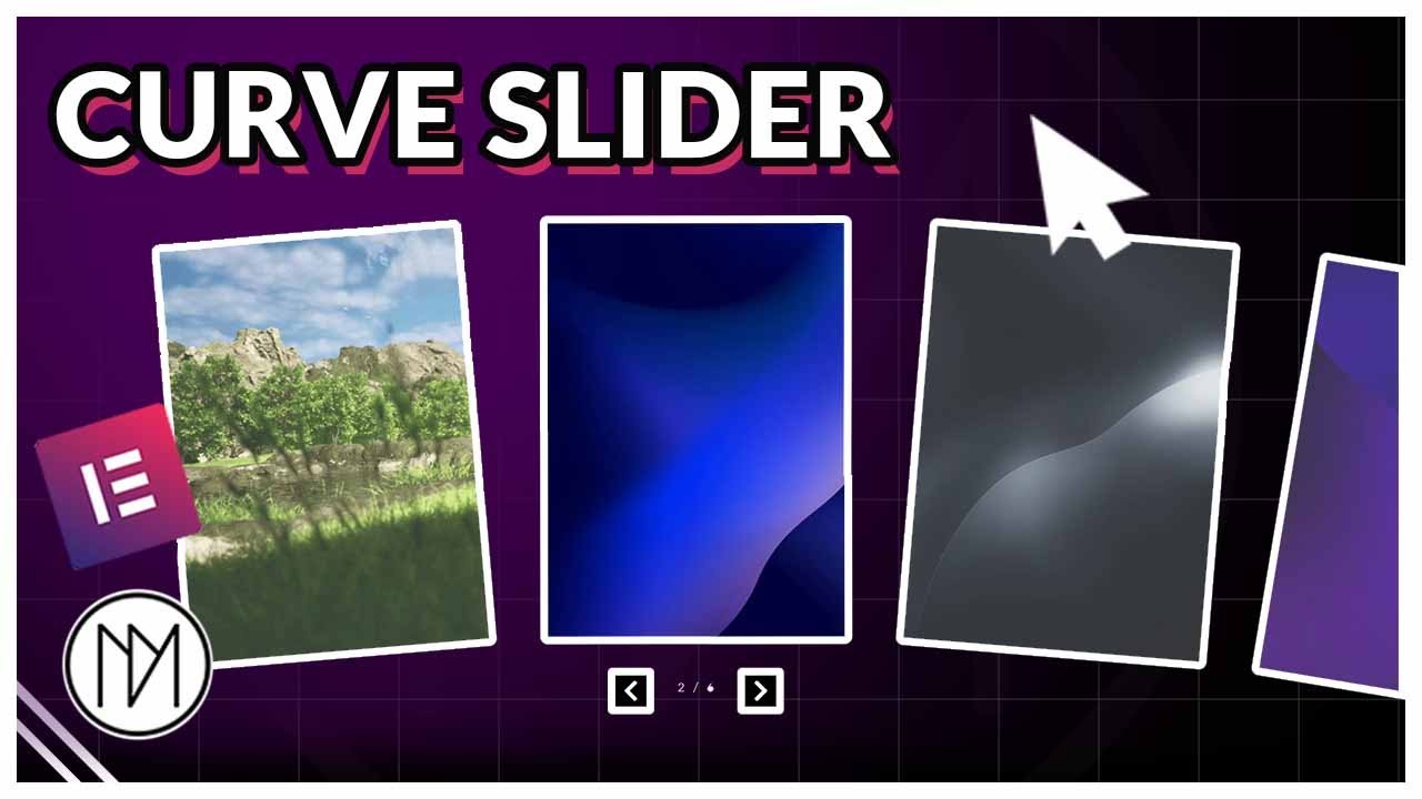 Curved Arc Slider - Elementor and SwiperJS Tutorial (Free Template ...