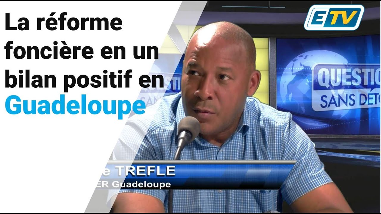 La réforme foncière en Guadeloupe, un bilan positif selon Rodrigue Trèfle PDG de la Safer. - YouTube
