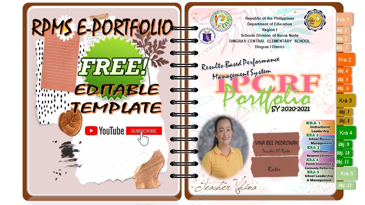 SAMPLE RPMS E-PORTFOLIO WITH FREE TEMPLATE 2021(Part 2)TEACHER I- III ...