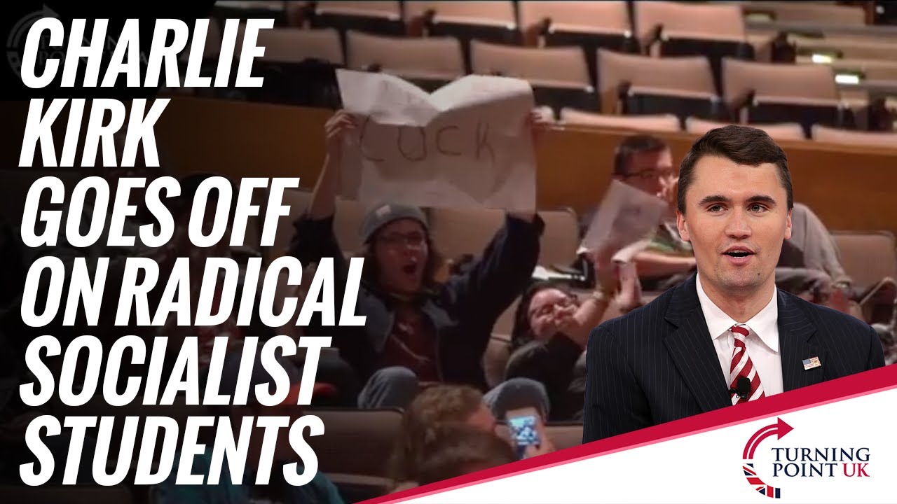 Charlie Kirk Goes Off On Radical Socialist Students - Remembering ...