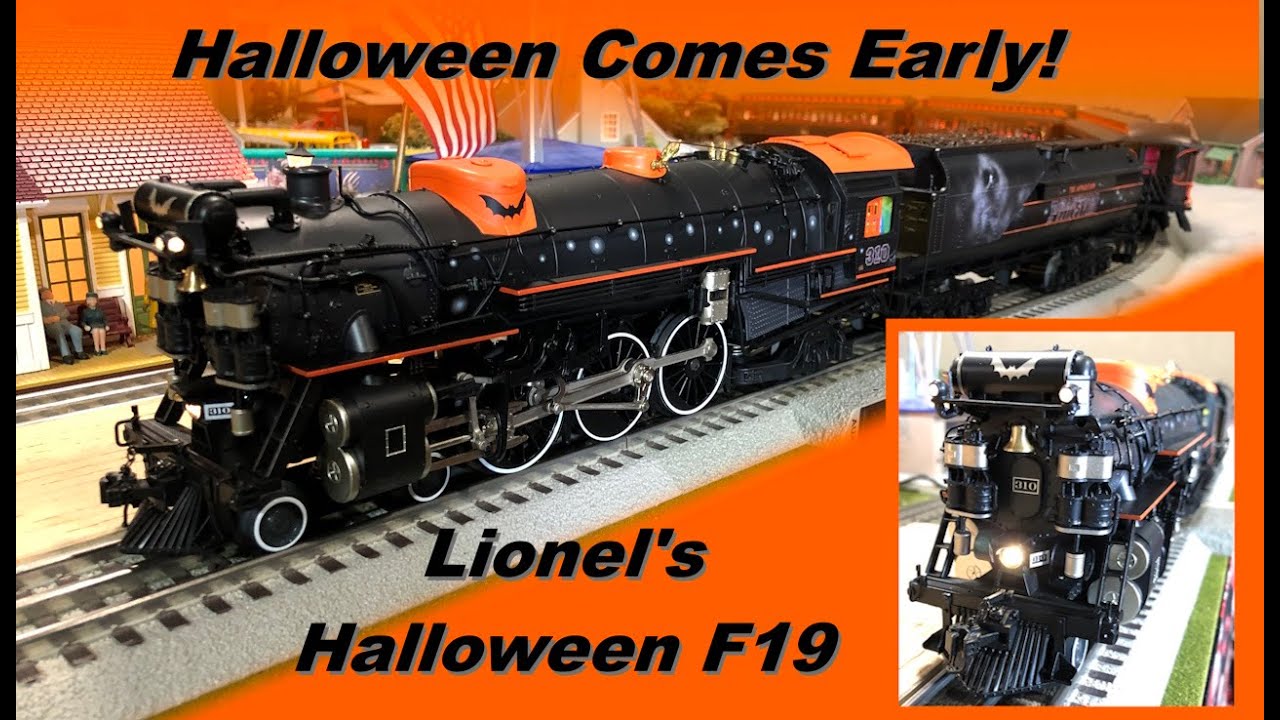 Lionel's Halloween F19 4-6-2 Locomotive! 2431170 - YouTube