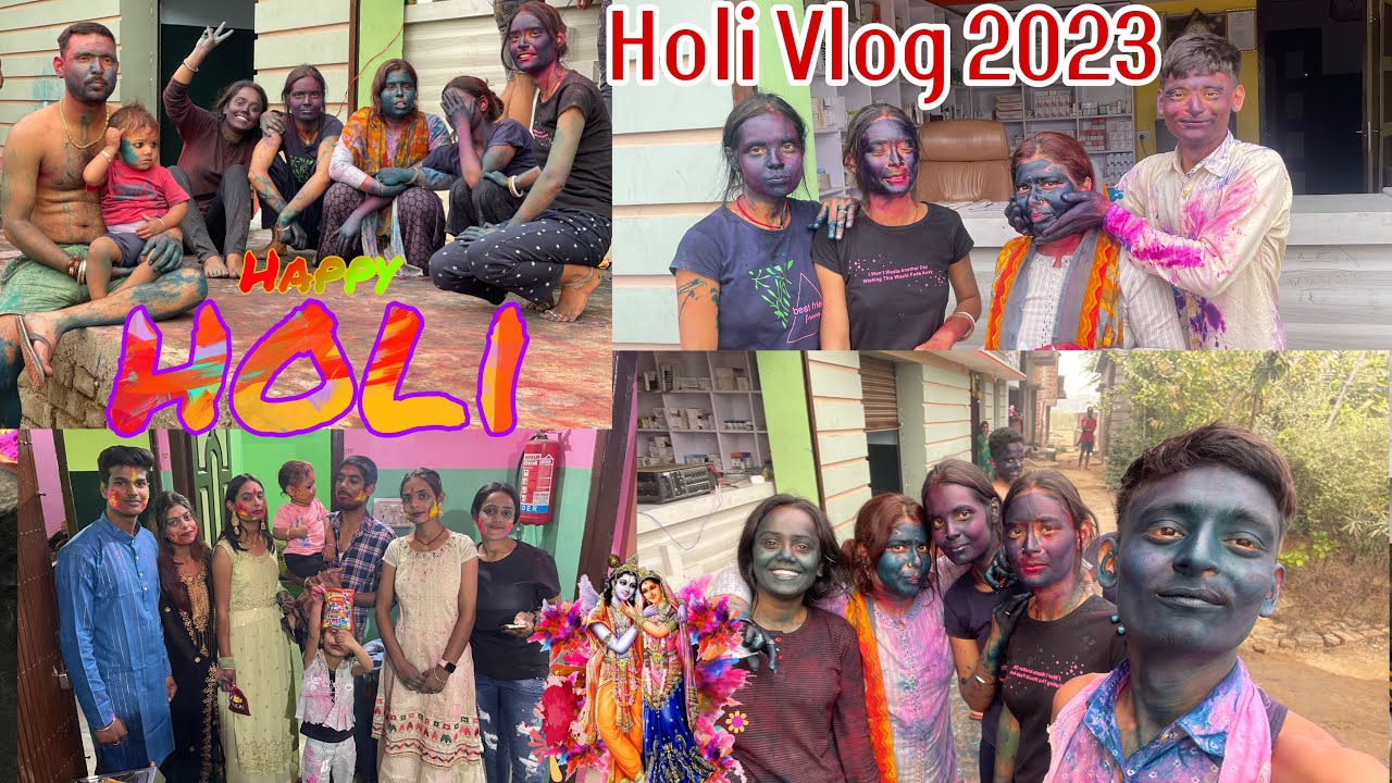 Holi Vlog 2023 | Maja Aa Gya Iss Baar To Holi Me 🤩 - YouTube