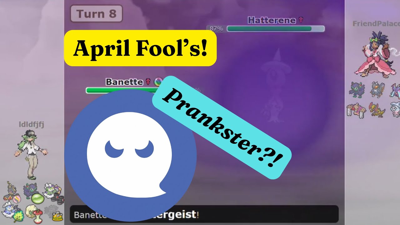 April Fool's day with Full Prankster team! | Pokémon Showdown NatDex OU ...