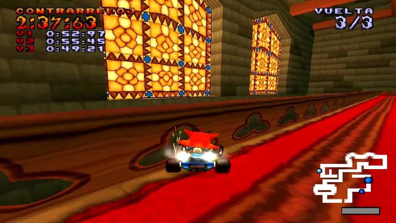 [Time trial]Crash Team Racing - Contrarreloj - "Cortex Castle ...