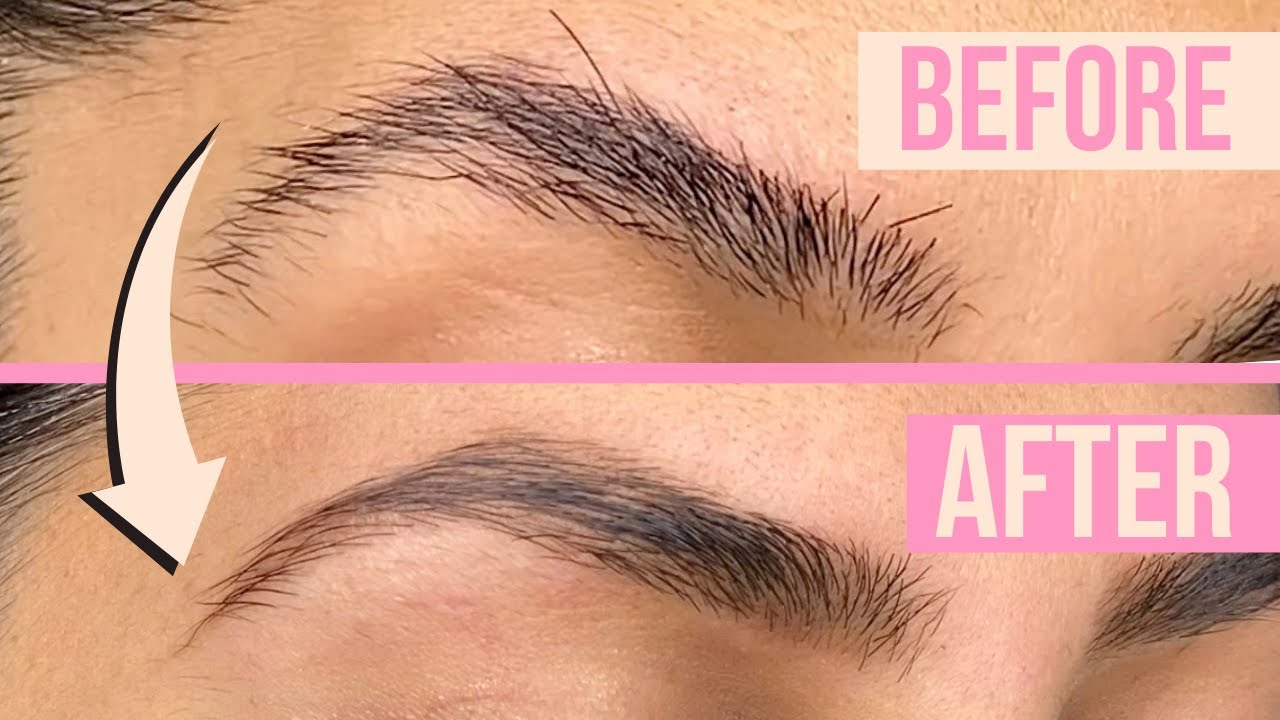 HOW TO SHAPE AND GROOM EYEBROWS AT HOME + EASIEST WAY TO FILL YOUR ...