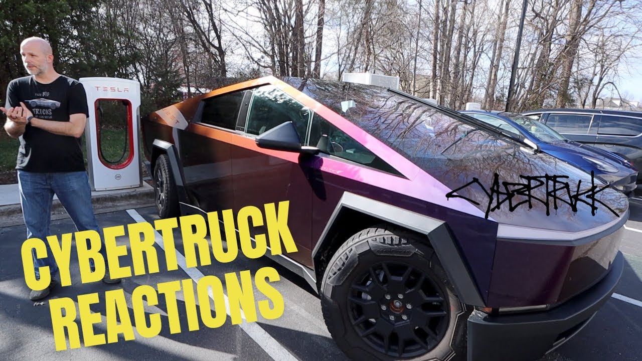 CyberTruck Public Reactions - YouTube