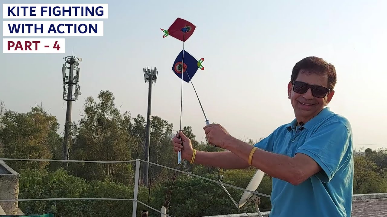 Kite Fighting With Action - Part 4 - YouTube