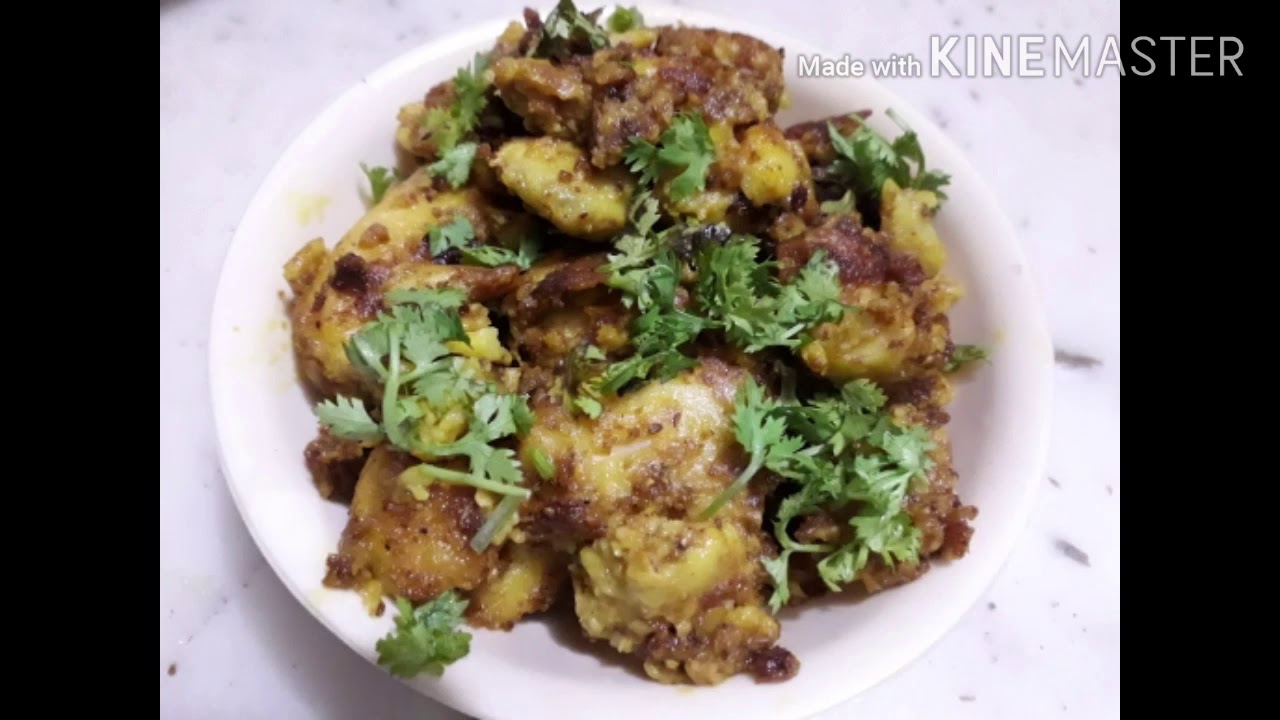 Arbi ki sabji (recipe) - YouTube