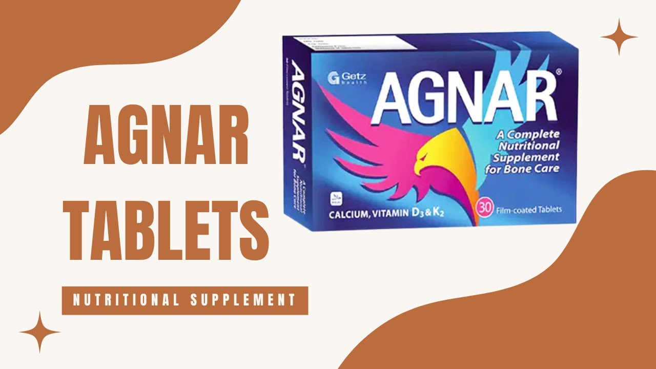 Agnar Tablets a blend of Essential Vitamins and Minerals #vitamins - YouTube
