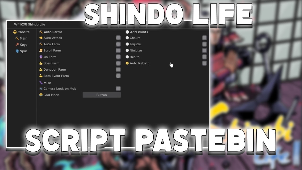 [NEW] 🔥 Shinobi Life 2 Script Hack Pastebin 2023 🔥Auto Farm and More ...