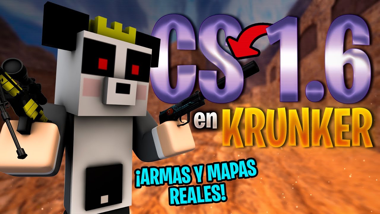 COUNTER STRIKE 1.6 EN KRUNKER!!!! *EL MEJOR MAPA* - YouTube