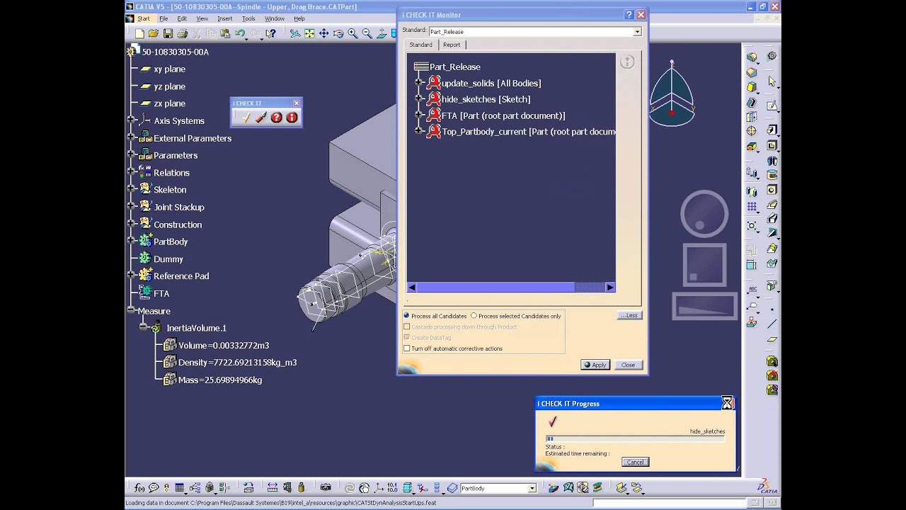 Demonstration of i CHECK IT for CATIA V5 - YouTube