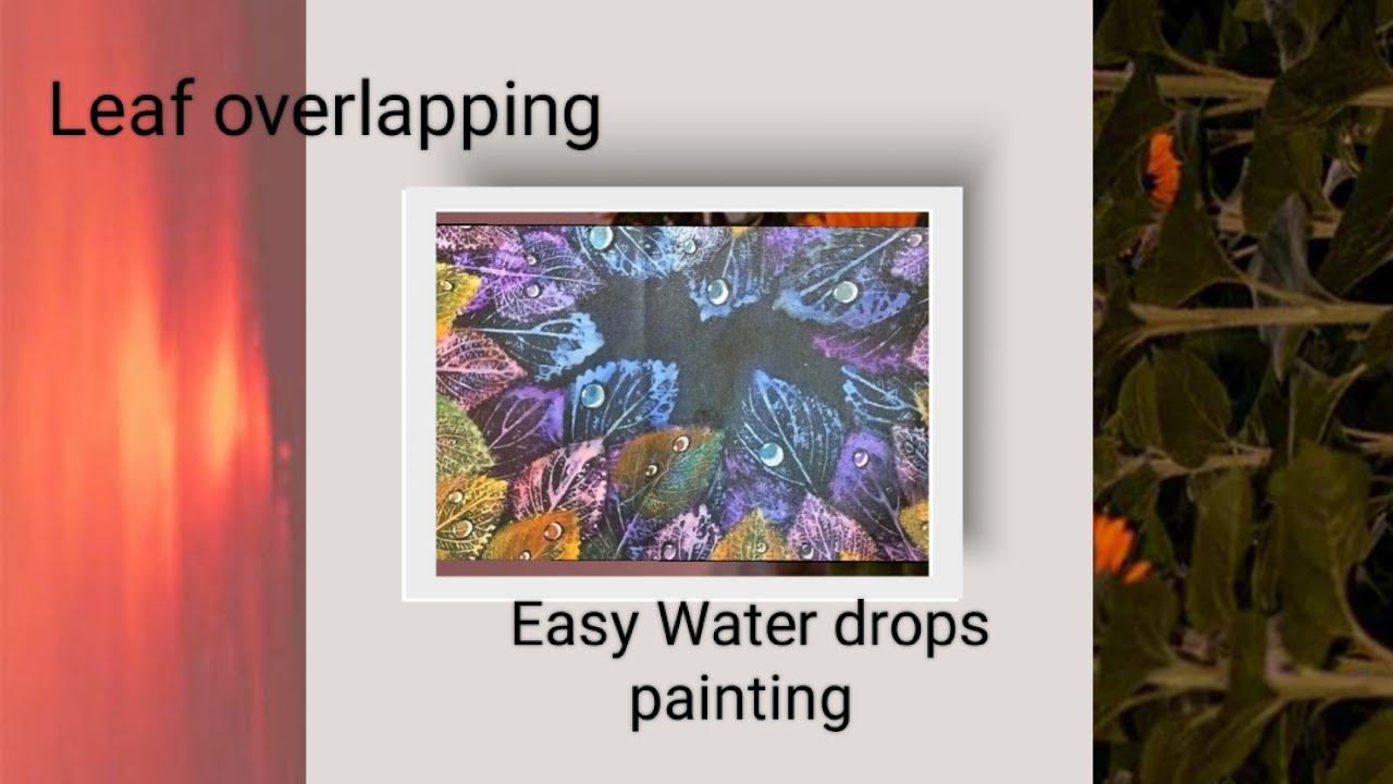 Easy acrylic painting | depth overlapping 1 painting purple | Mauve ...