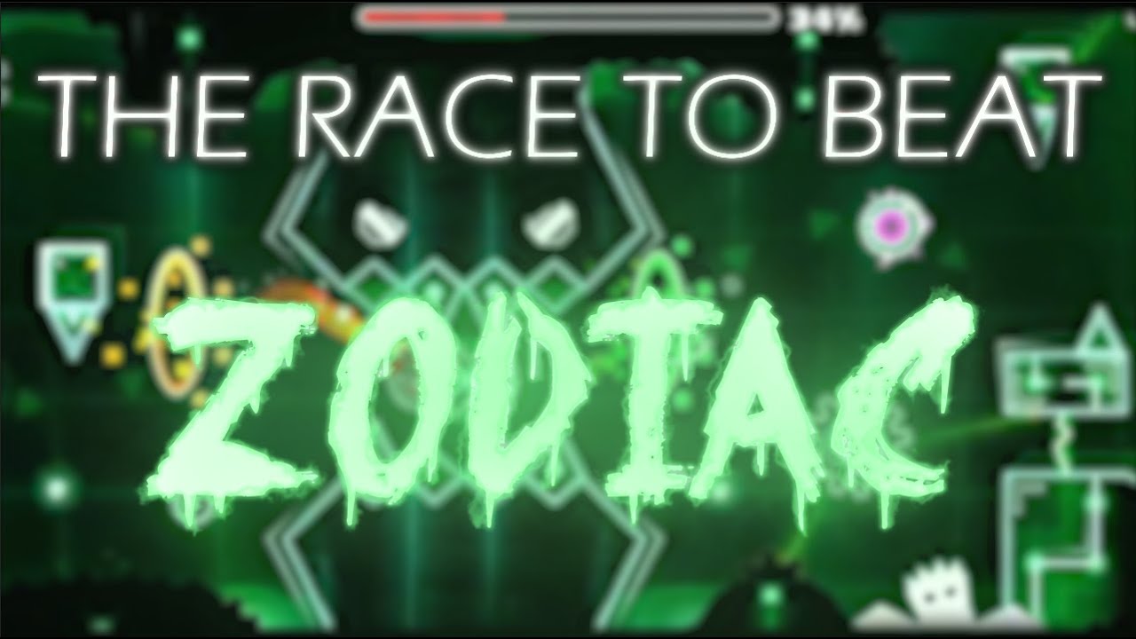 THE RACE TO BEAT ZODIAC | Geometry dash - YouTube
