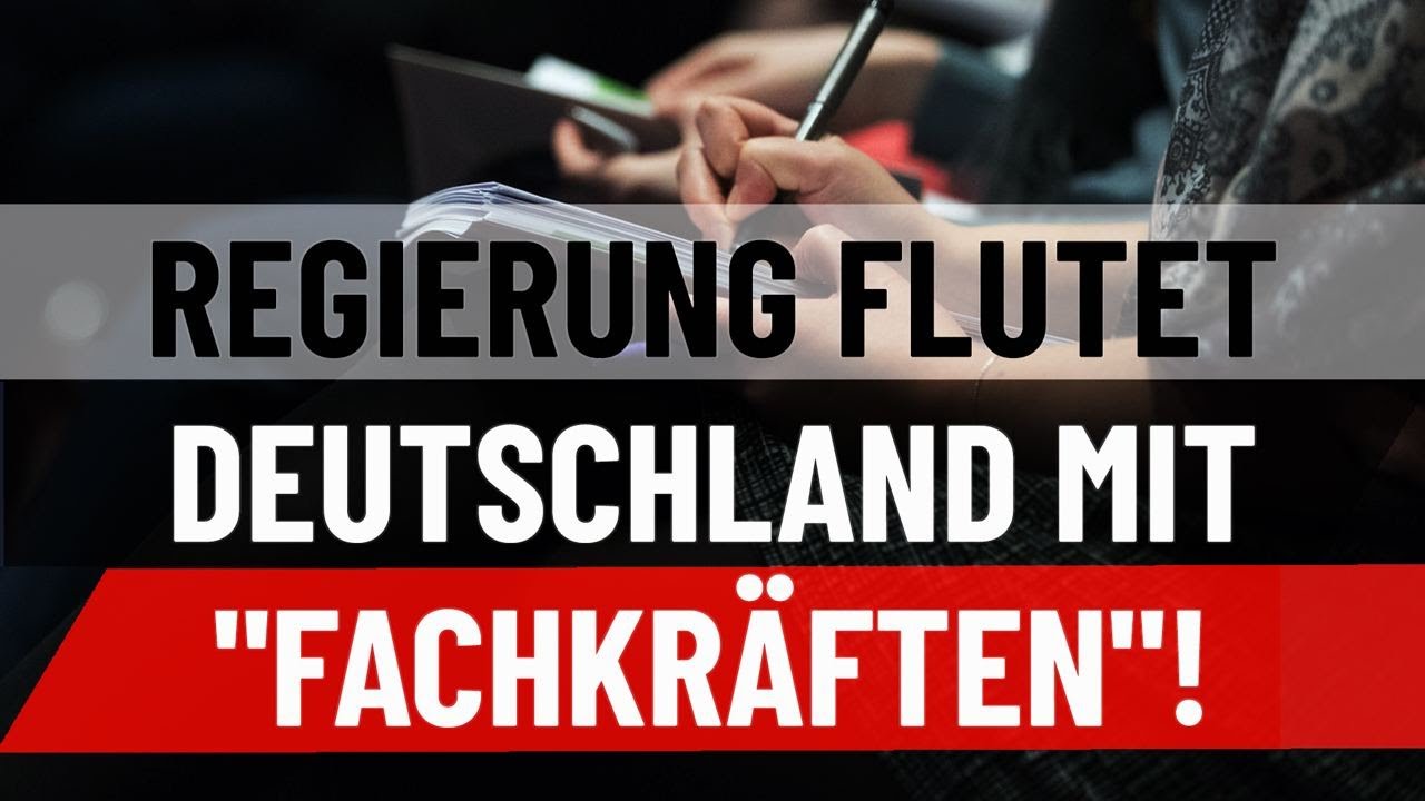 Regierung flutet Deutschland mit "Fachkräften"! - YouTube