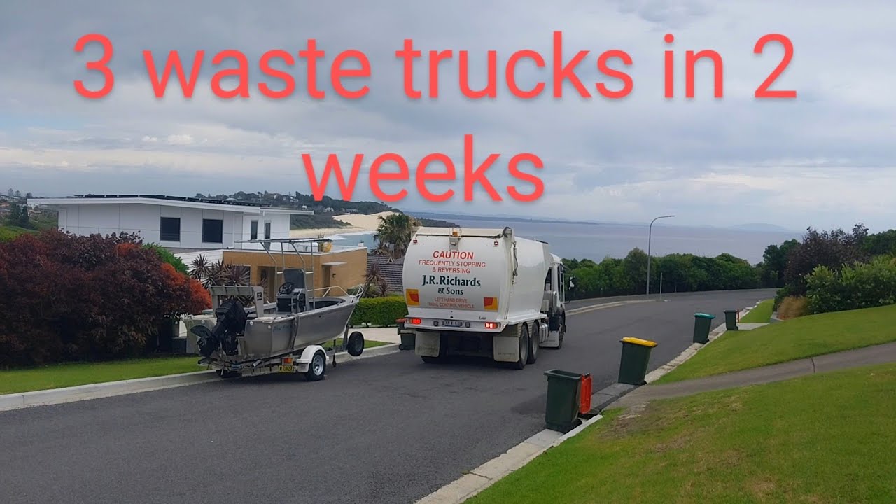 3 waste trucks in 2 weeks - midcoast - YouTube