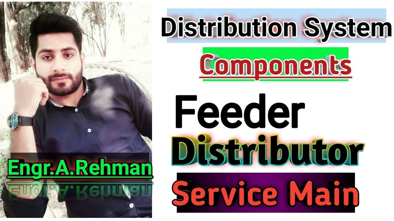 Components of Distribution system|FEEDERS|DISTRIBUTORS|SERVICE MAIN ...