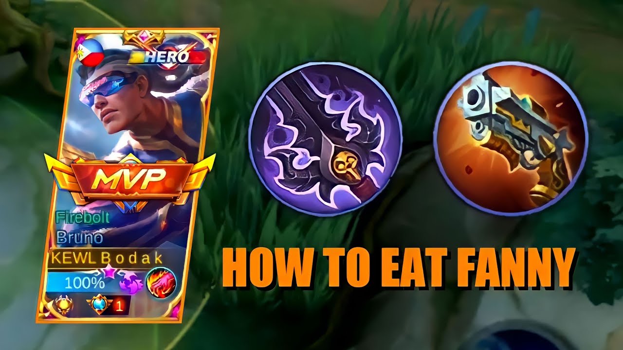HOW TO EAT FANNY CORE | BRUNO BEST BUILD AND EMBLEM - MLBB - YouTube