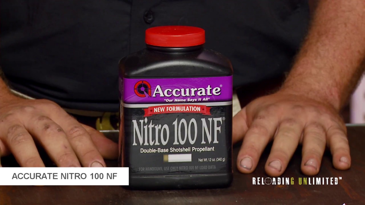 Accurate Nitro 100 NF at Reloading Unlimited - YouTube