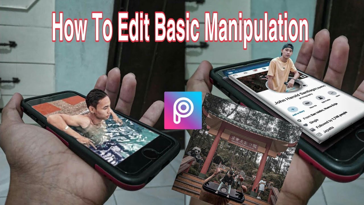 HOW TO EDIT BASIC! 3D Manipulation - PicsArt Tutorial - YouTube