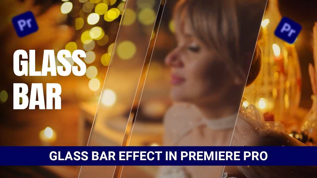 Create Glass Bar Effect in Premiere Pro | No Plugin | Raw Eddit # ...