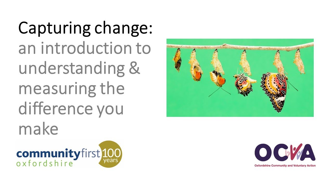 Capturing change: an introduction to understanding and measuring the ...