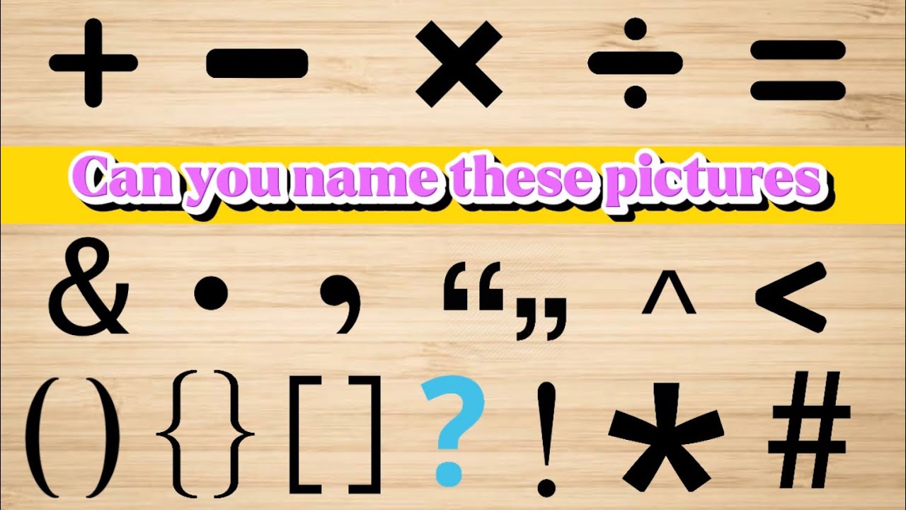 List of Mathematical Symbols in English / Math Symbols Vocabulary Words ...