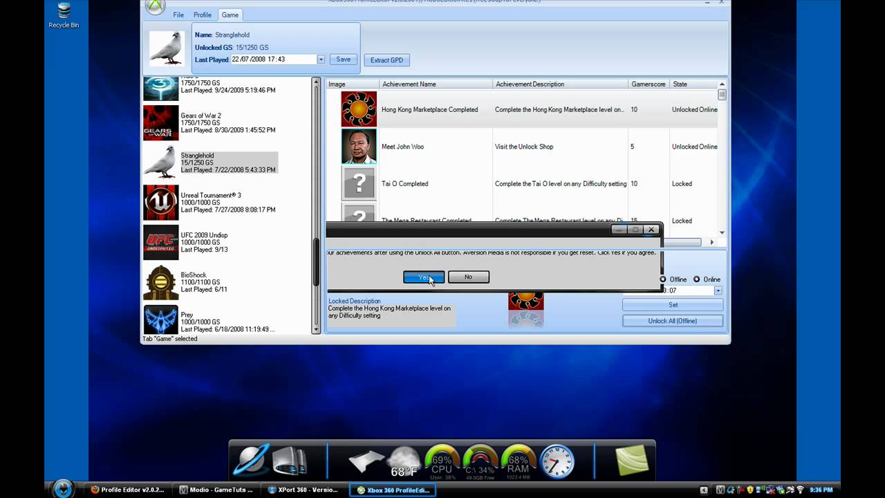 Profile Editor 2.02 Tutorial Xbox 360 - YouTube