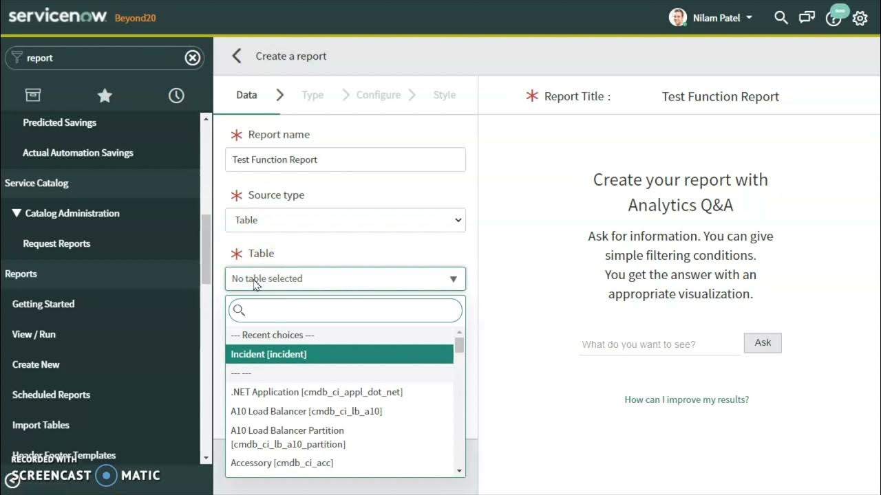 How to use Functions in ServiceNow Reports - YouTube
