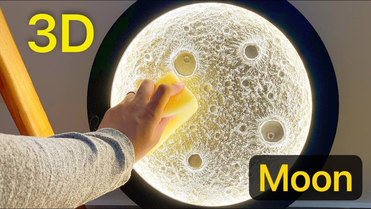 Beautify your home with this attractive moon/Simple and easy teaching ...