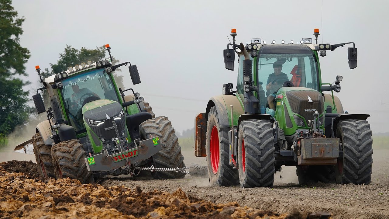 Deep Ploughing | Fendt 942 vario & Fendt 718 vario | Diepploegen ...