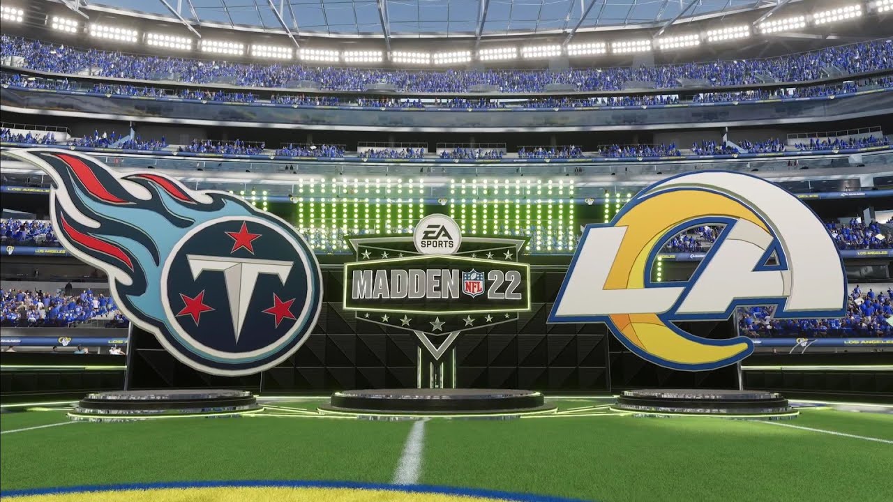 Titans vs Rams Simulation (Madden 22 Updated Rosters) - YouTube
