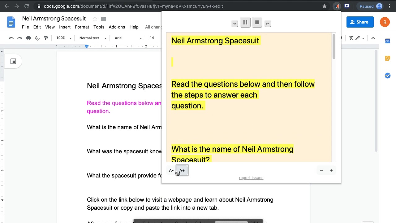Read Aloud Tool - YouTube