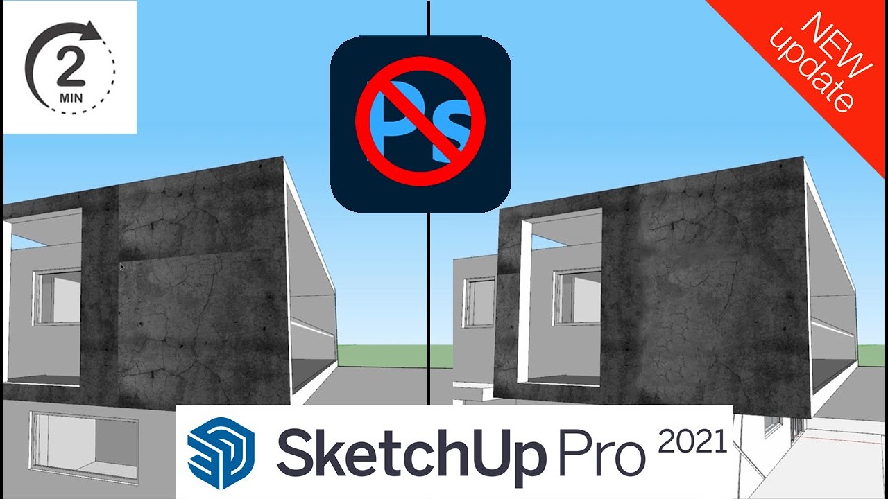 How To Make Seamless Textures in SketchUP in 2021 - YouTube