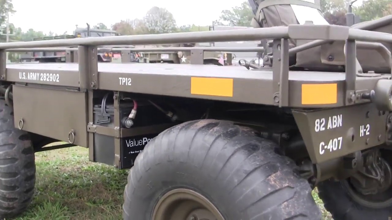 U.S. Military M274 Mechanical Mule Detail Walk around video - YouTube