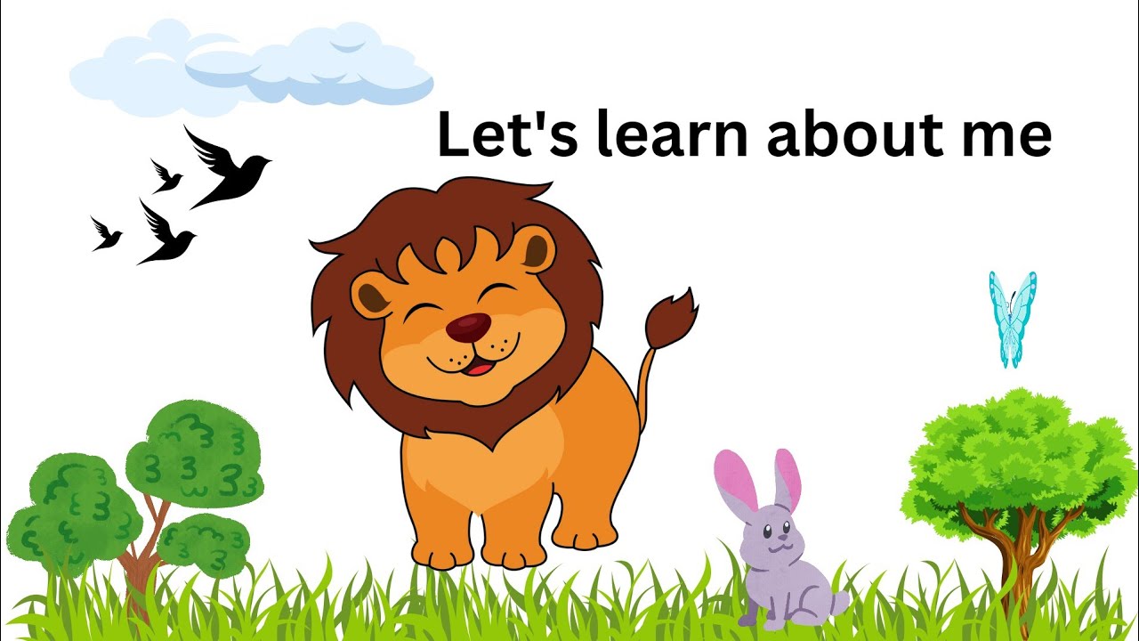 One minute story | Let's learn about lion | Learn animals names with ...