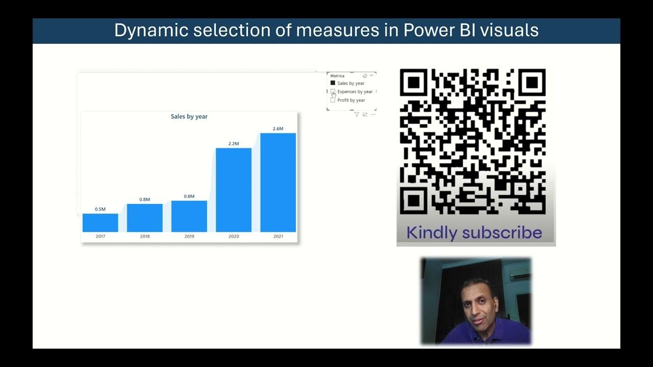 Dynamic measures in Power BI visuals using parameters - YouTube