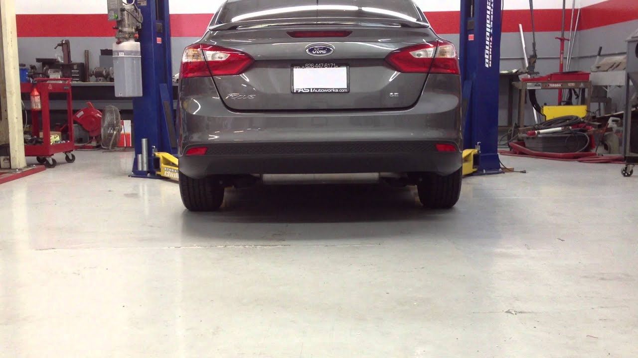 Stock Exhaust System (2012 Ford Focus) - YouTube