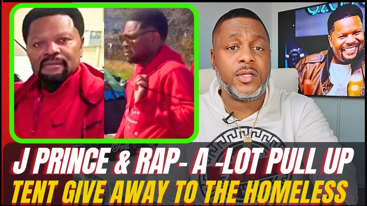 J Prince and The Rap-A- Lot Team Pull Up on The Homeless and Give Away ...