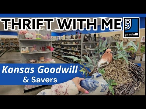 Somebody Come Get Them! Goodwill & Savers Thrift With Me! Vintage Spring Home Decor + Cute Bags!