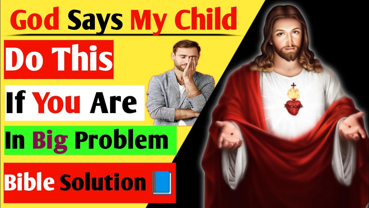 God Says What I Do In Problem Is A Solution |Bible Solution #jesus #god ...
